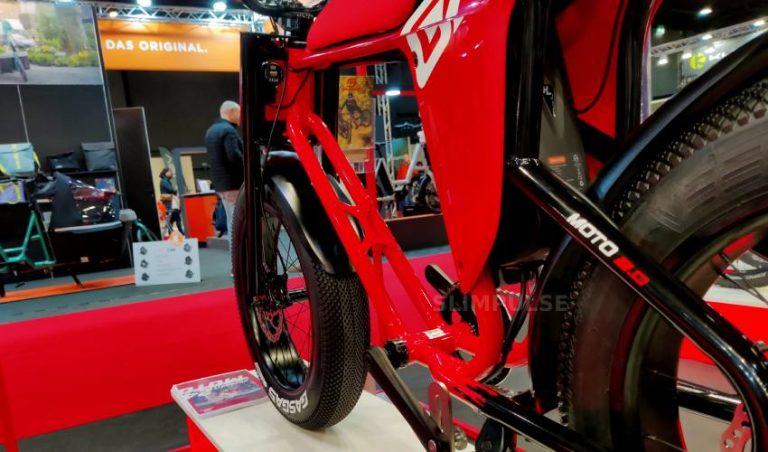 GasGas moto2 Fatbike with slick motorcycle tires - All Watts No Gas